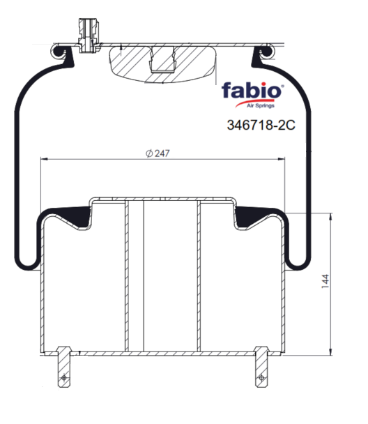 346718-2C - Metal Pistonlu Körükler